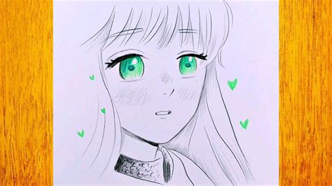 Como Dibujar Una Chica Anime De Ojos Verdes Como Desenhar Uma Garota
