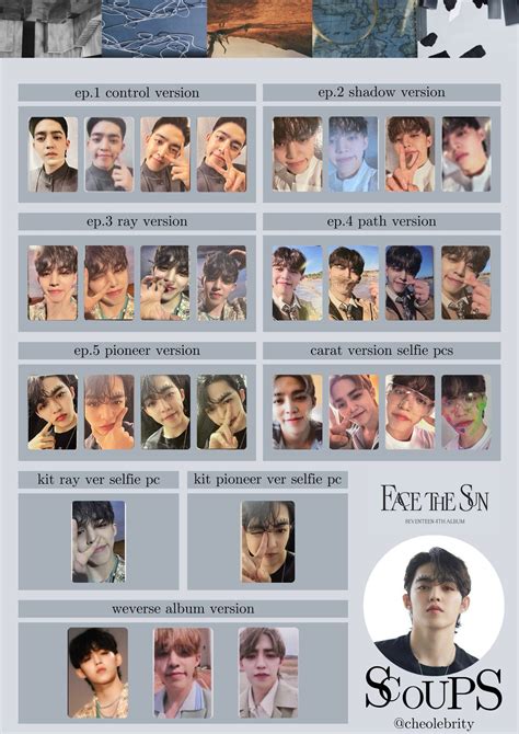 Nics On Twitter Scoups Seungcheol Cheol Seventeen Face The Sun Album