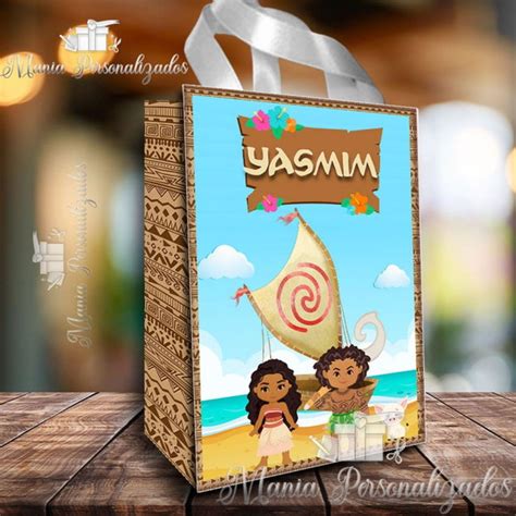 Sacolinha Personalizada Moana Elo7 Produtos Especiais