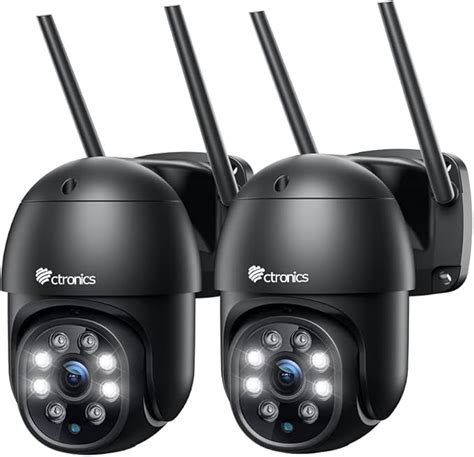 ctronics 2 5K 4MP Überwachungskamera Aussen WLAN 25601440P PTZ WiFi