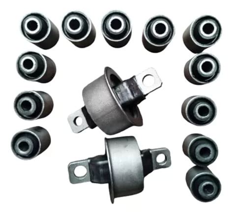 Kit 14 Bujes Reforzados Suspensión Trasera Lancer 2008 2015 Cuotas