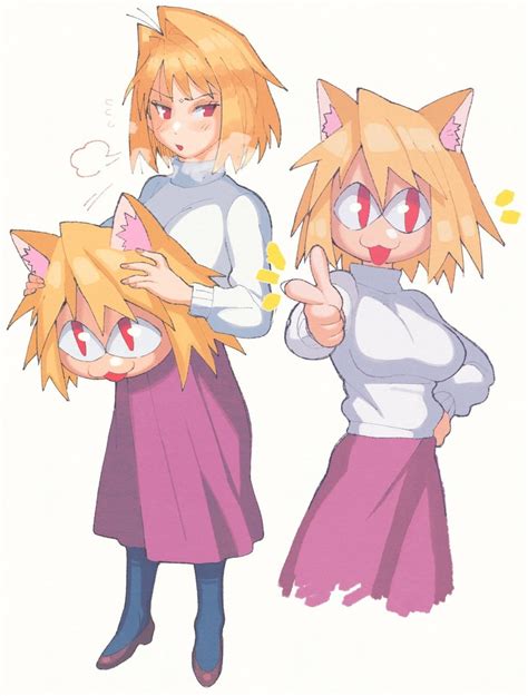 Arcueid Brunestud And Neco Arc Tsukihime Drawn By Inkerton Kun Danbooru