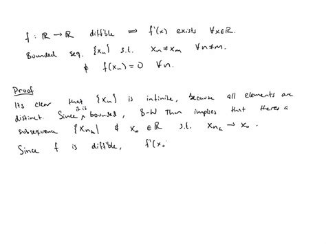 solved suppose that the function f r â† r is differentiable and that there is a bounded