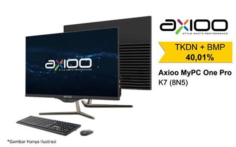 Pc All In One Axioo Mypc One Pro K N Intel I Ssd