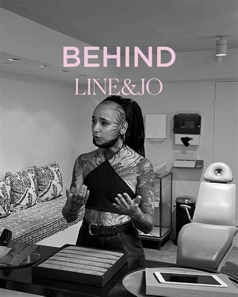 Behind Lineandjo Head Of Piercings Filipa • Lineandjo • København Lyngby Og Århus