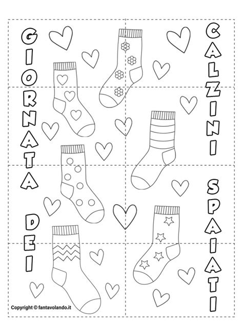 Puzzle Per La Giornata Dei Calzini Spaiati Fantavolando