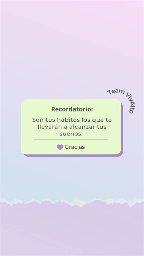 RECORDATORIOS TEAM VIVALTO MONAT En 2024 Frases Felices Positivas