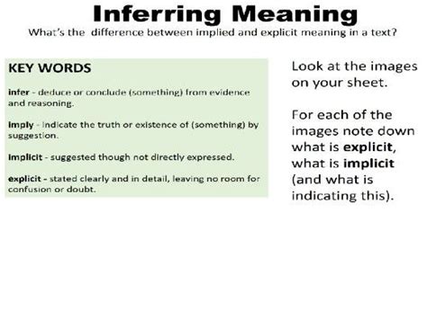 aqa paper 2 section a reading revision explicit implicit teaching resources