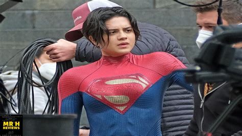 Sasha Calle Supergirl Set Photos Revealed For The Flash Movie YouTube