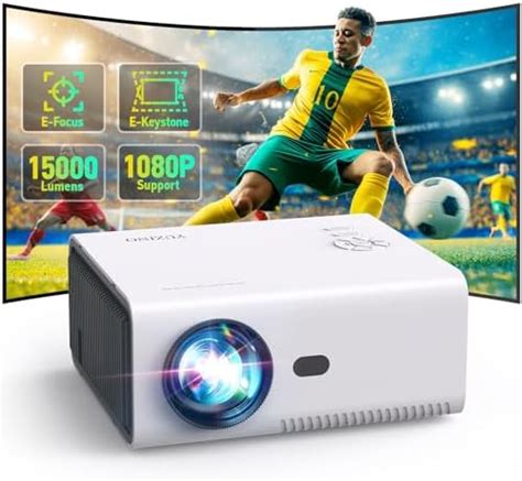 Focus Keystone ÉlectriqueVideoprojecteur WiFi Bluetooth YUZINO 2024
