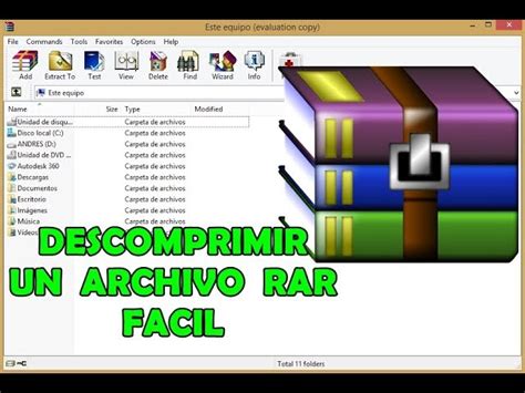Descomprimir archivos RAR en Windows de forma fácil y rápida