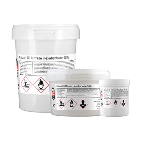 Cobalt II Nitrate Hexahydrate 98 APC Pure