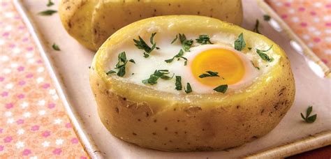 Receita Batata Assada Ovo E Bacon Sabores Ajinomoto
