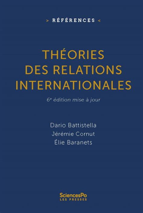Amazon Théories des relations internationales 6e édition mise à