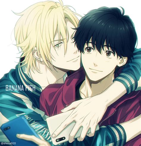 Ash Lynx And Okumura Eiji Banana Fish Drawn By Mashima Shima Danbooru