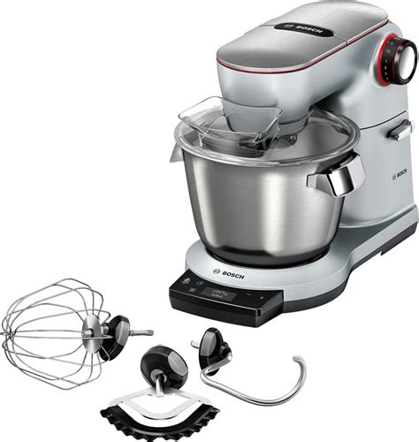 Bosch Serie 8 Küchenmaschine mit Waage OptiMUM 1600 W Silber