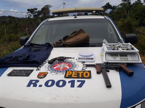 Polícia apreende submetralhadora revolver e coletes na Ilha de Vera