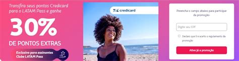 Transfira os pontos Credicard para Latam Pass até 30 de bônus
