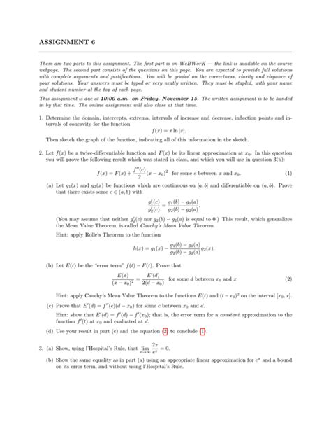 assignment 6