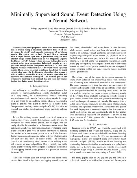 pdf sound event detection using a neural network