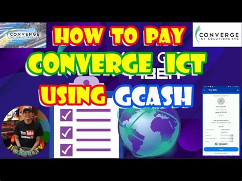 PAANO MAGBAYAD NG CONVERGE ICT SA GCASH HOW TO PAY CONVERGE ICT