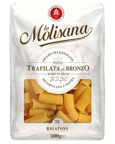 La Molisana Trafilata Al Bronzo Rigatoni N 31 500g