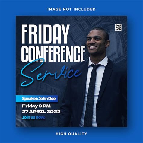 Premium PSD Church Flyer Template Poster Design