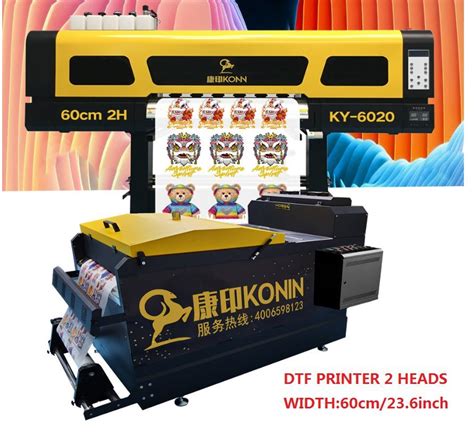 Guanzghou Konin Dtf Printer Cost Effective No Cut White Ink Heat