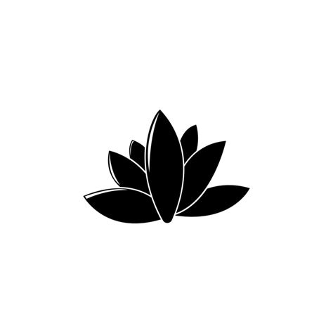 Lotus Flower Vector Icon Illustration 23196116 Vector Art At Vecteezy
