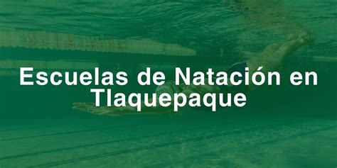 Explora las mejores escuelas de natación en Tlaquepaque México