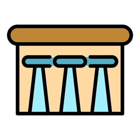 Icono De La Tabla De Barras Contorno De La Tablas De Barras Icono