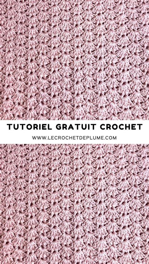 Idée point motif au crochet Facile et rapide Tuto Le crochet de
