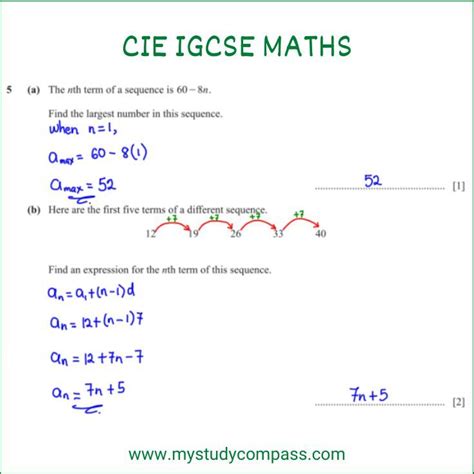 cie igcse maths 0580 21 m j 20 solved past paper question 5 igcse maths math maths