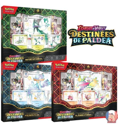 Coffret Premium Pokémon Destinées de Paldea Écarlate et Violet EV4 5