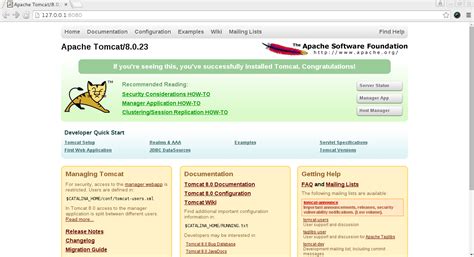 How To Install And Configure Apache Tomcat 8 0 23 In Linux