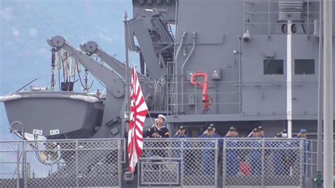 20161230 呉アレイからすこじま 自衛艦旗掲揚 YouTube