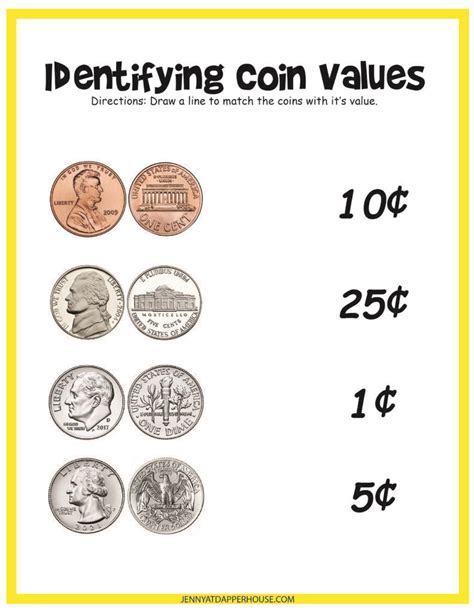 Practice Counting Coins Free Printable Worksheets Jenny At