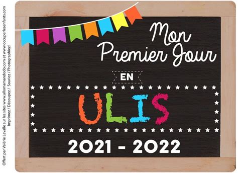 Affiches de rentrée scolaire à imprimer Allo Maman Dodo Le premier