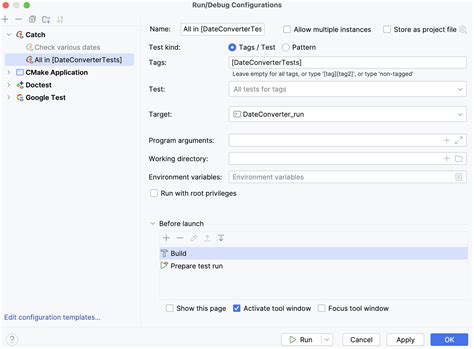 Catch Clion Documentation