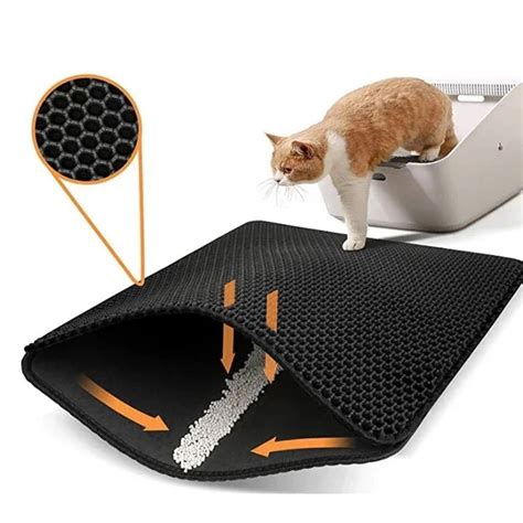 Tapete Higienico Coletor De Areia 45x60cm Gato Pet Animais Anti Sujeira