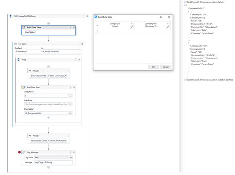how can i create a json array from a group of arrays activities uipath community forum