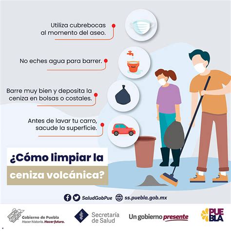 Cómo limpiar la ceniza volcánica