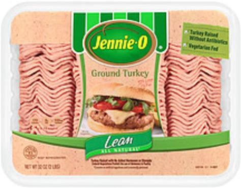 Jennie O Lean Ground Turkey Oz Nutrition Information Innit