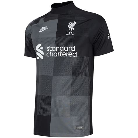 Camisa Liverpool Goleiro II 21 22 Torcedor Nike Preta
