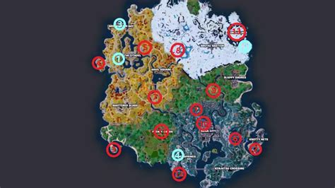 Alle Fortnite NPC Standorte Kapitel 4 Staffel 2 Komponenten PC