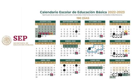 Descargar En Pdf El Calendario Escolar 2022 2023 De La Sep NBKomputer