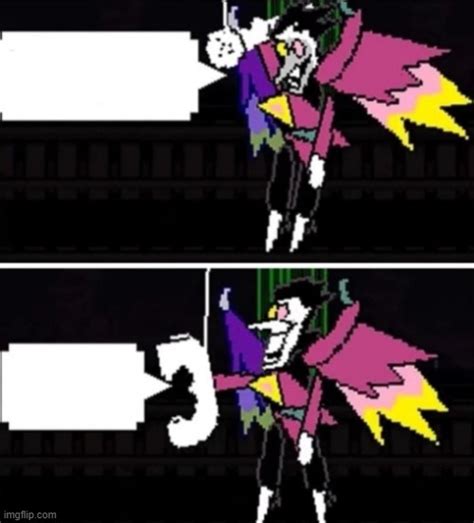 Spamton Blank Template Imgflip