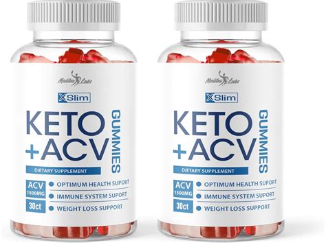 XSlim Keto ACV Gomitas de pérdida de peso 1500 mg una vez al día