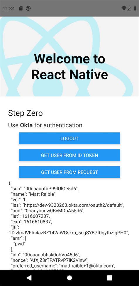 Create A React Native App With Login In Minutes Okta Developer