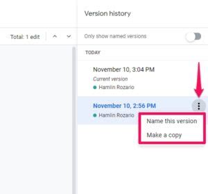 How To See Recent Changes Revision History In Google Docs Sheets